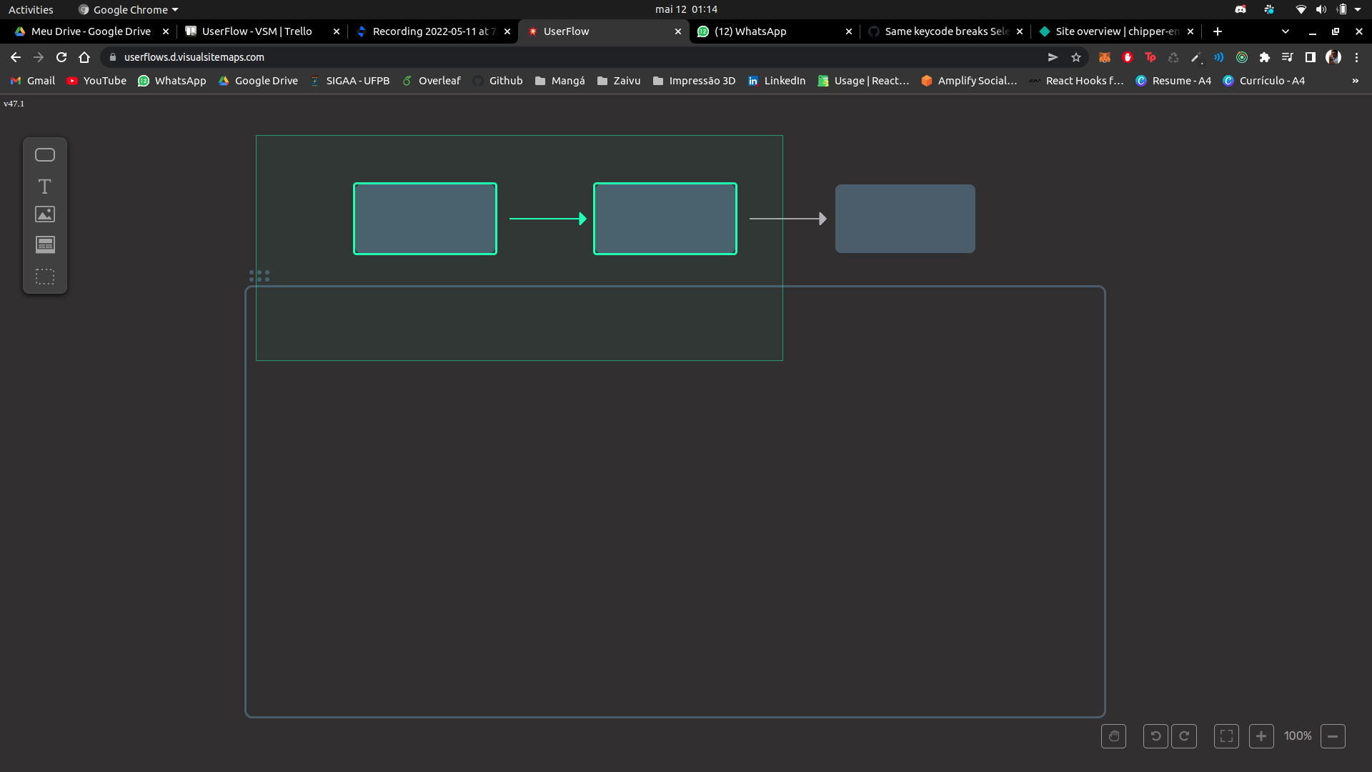 Same keycode breaks Selection & MultiSelection · Issue #2135 · xyflow/xyflow · GitHub