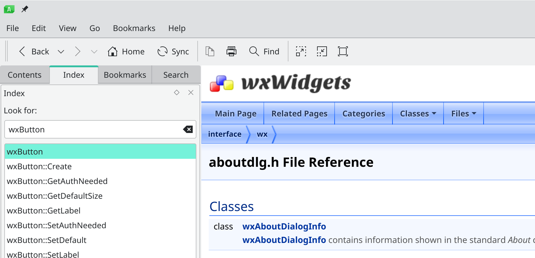 Searching by index not work for doc for Qt Assistant · Issue #22273 · wxWidgets/wxWidgets · GitHub