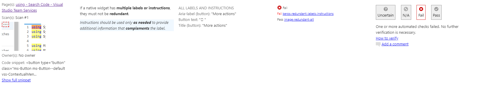 Accessibility: Redundant Label Instructions in ms-button · Issue #4026 · microsoft/fluentui · GitHub