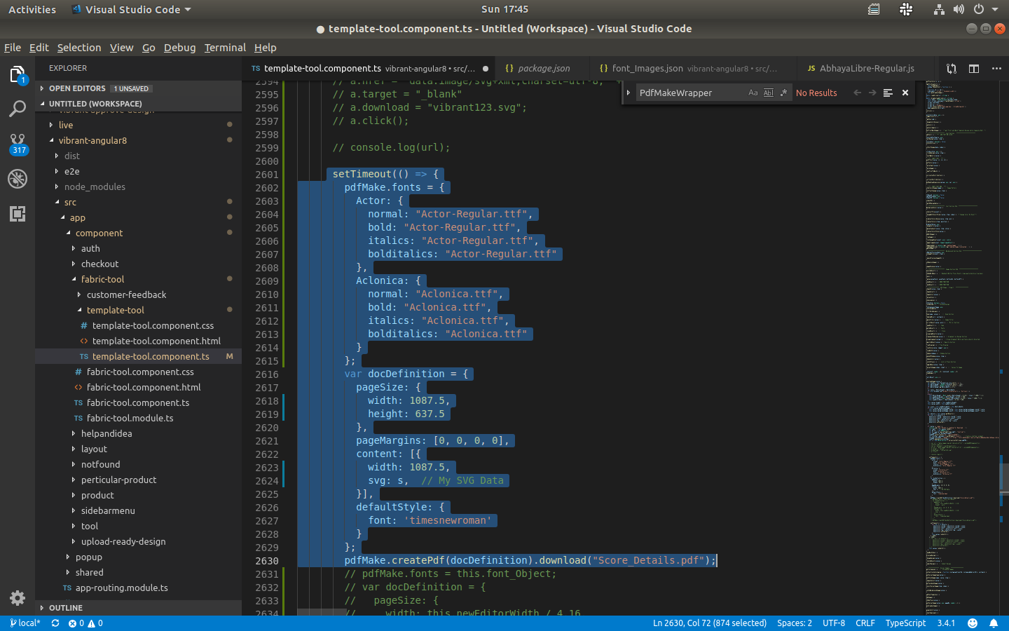 Multiple Font style in svg data · Issue #1884 · bpampuch/pdfmake · GitHub