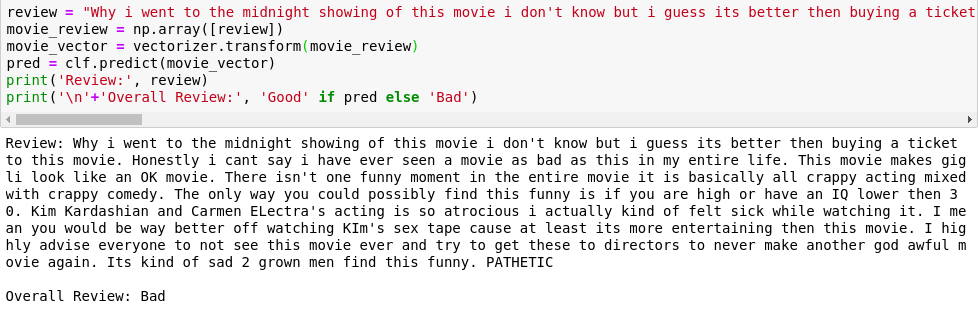 GitHub - kishan0725/Movie-Reviews---Sentiment_Analysis: Predicting whether the movie is good or ...