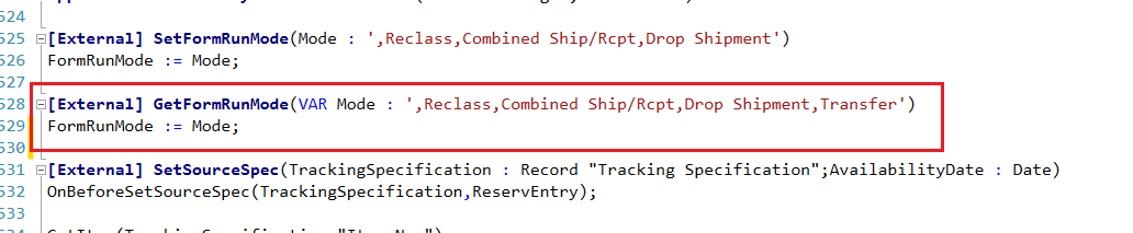 [New function] GetFormRunMode in PAG6510 "Item Tracking Lines" · Issue #1064 · microsoft ...