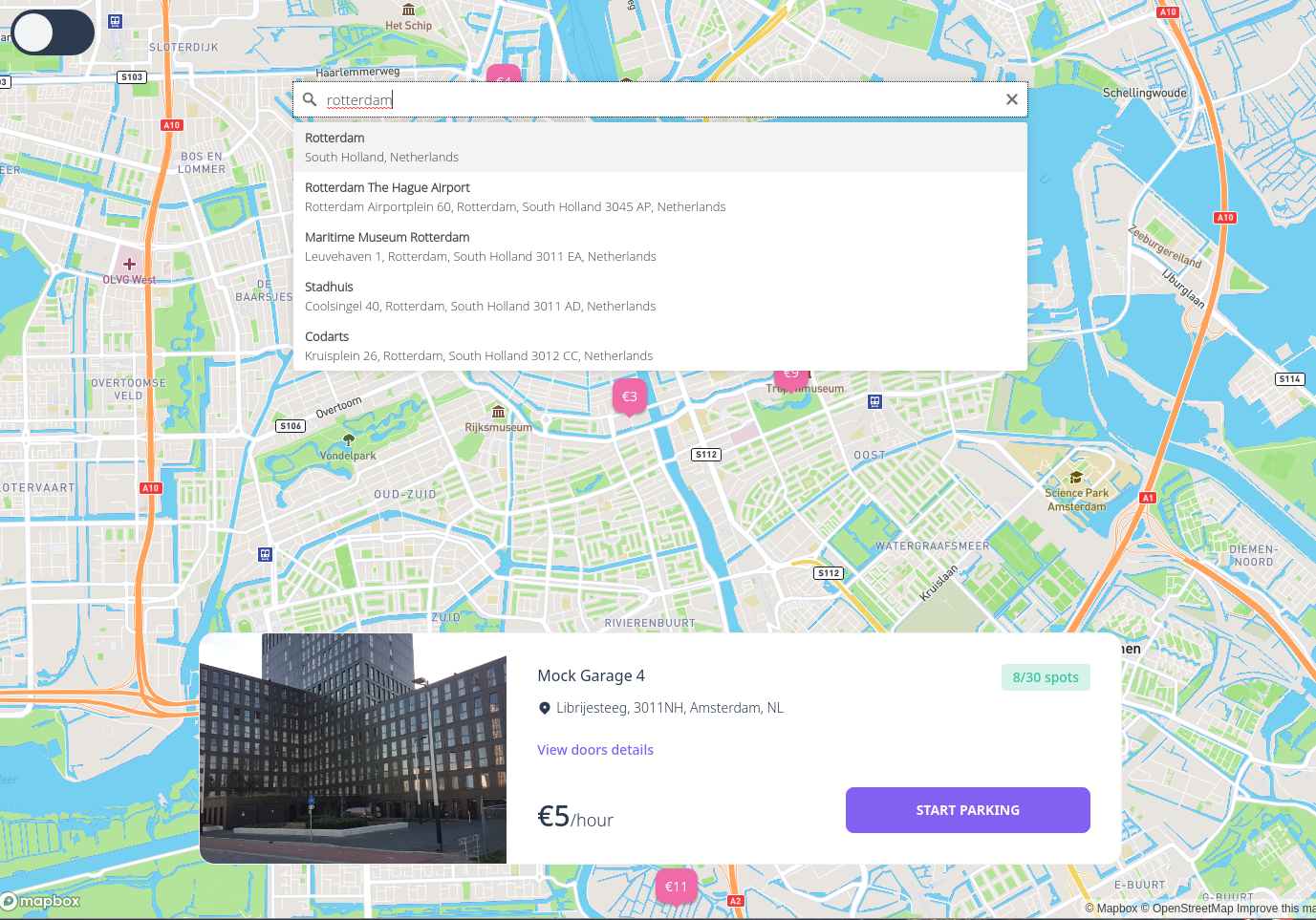 GitHub - gfsd3v/parkbee: React + Redux + Mapbox Webapp with persistent storage