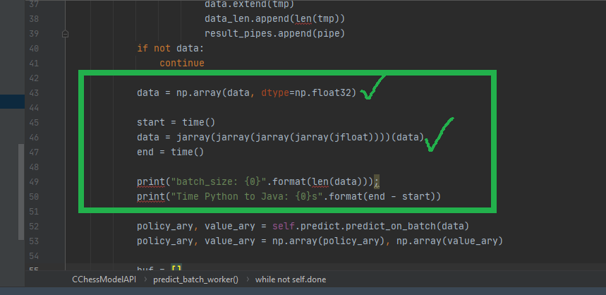 Improve performance when casting python array to java · Issue #528 ...