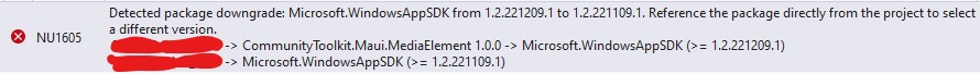 [BUG] Can`t install CommunityToolkit.Maui.MediaElement package · Issue #922 · CommunityToolkit ...