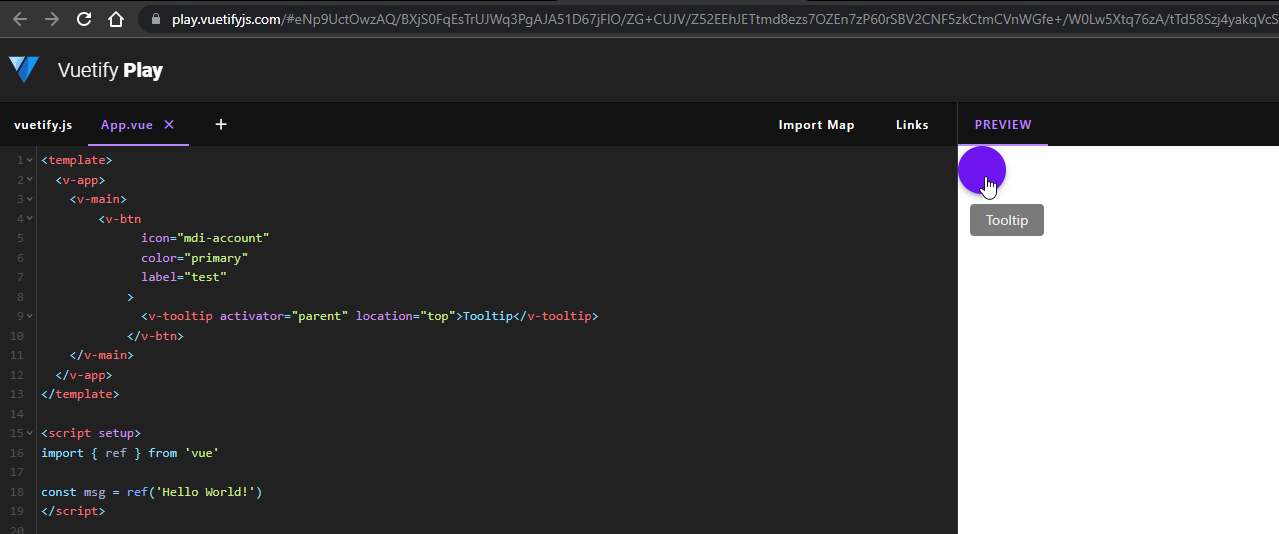 [Bug Report][3.0.6] VBtn icon is not visible when used as parent of ...