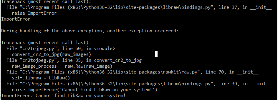 cannot find Libraw on your system · Issue #1 · mateusz-michalik/cr2-to-jpg · GitHub