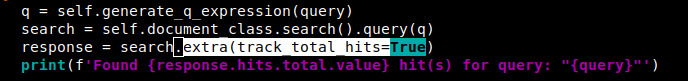 extra(track_total_hits=True) doesn't work · Issue #1600 · elastic/elasticsearch-dsl-py · GitHub