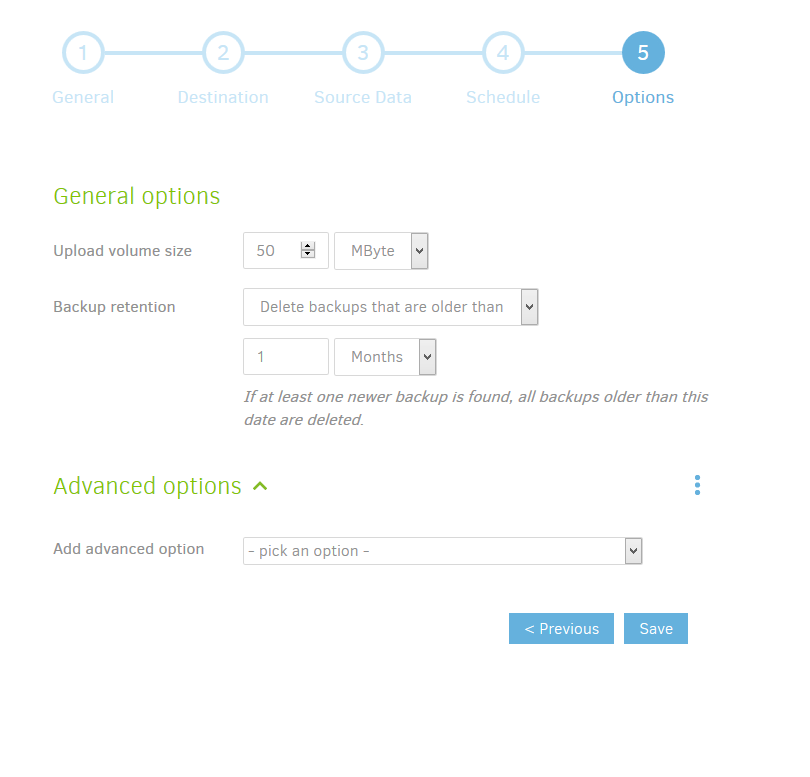 Changing backend type leaves invalid backend options · Issue #3082 · duplicati/duplicati · GitHub