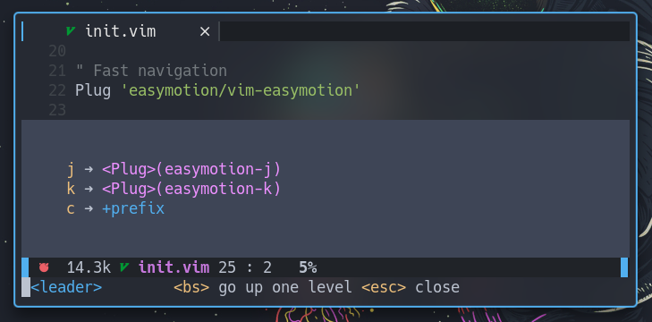 which-key.nvim hides statusbar when height is bigger than one · Issue ...