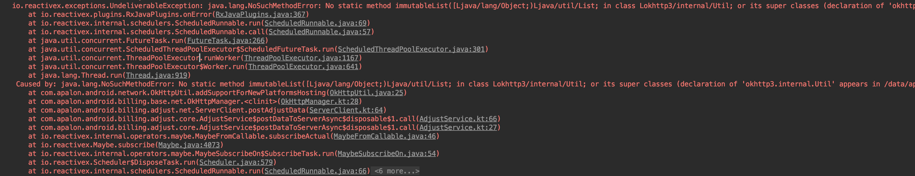 UndeliverableException after update from 3.14.2 to 4.0.0 · Issue #5401 · square/okhttp · GitHub