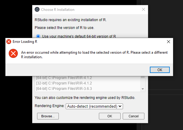 Choose R Version cannot select network executables · Issue #11247 · rstudio/rstudio · GitHub