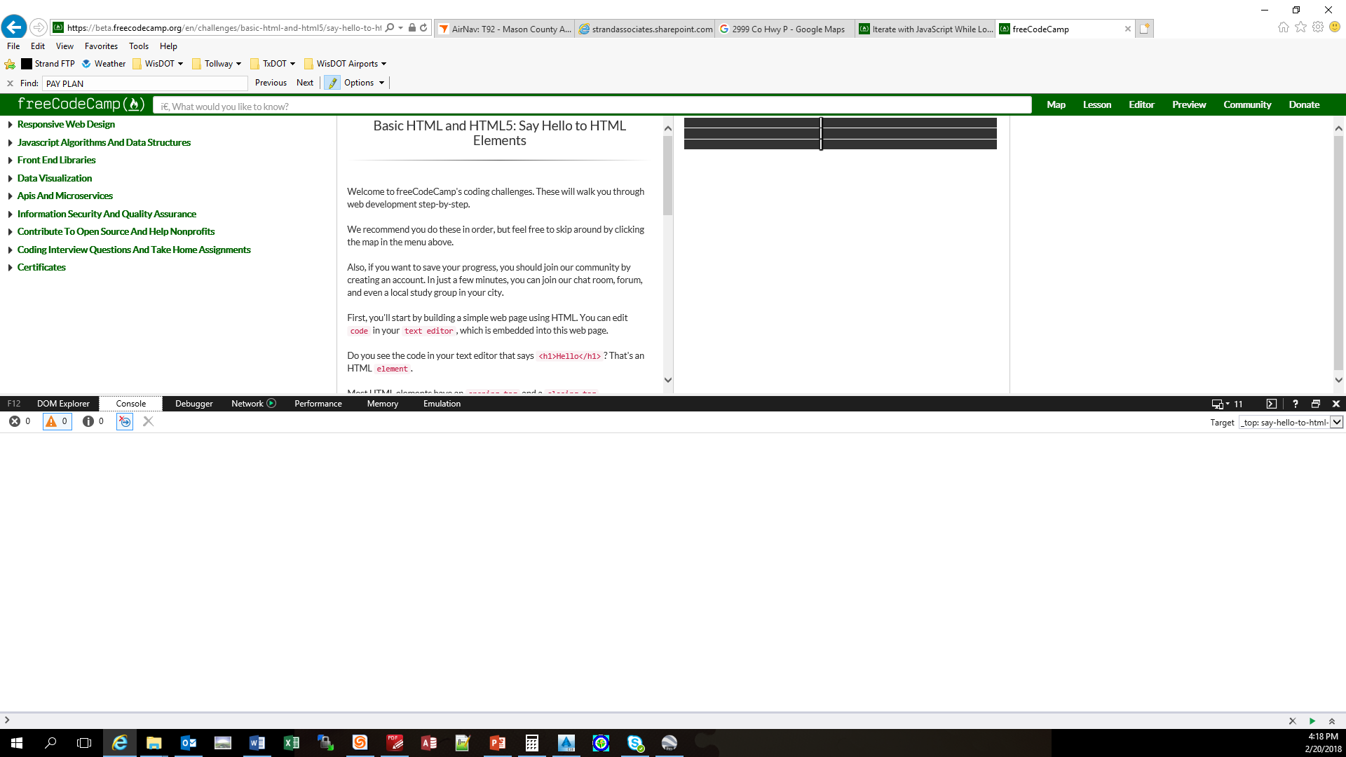 Beta Does Not Work In Internet Explorer · Issue 16756 · Freecodecampfreecodecamp · Github