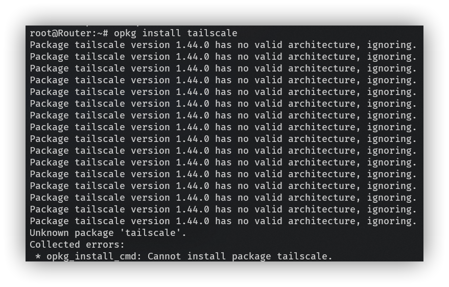 GL-iNet GL-SFT1200 (SiFlower) support · Issue #2 · lanrat/openwrt-tailscale-repo · GitHub