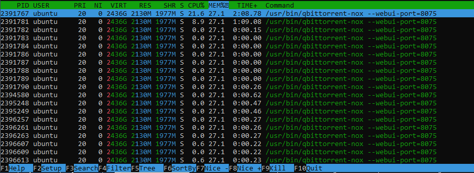 Memory leak with 4.4.5 · Issue #193 · linuxserver/docker-qbittorrent · GitHub