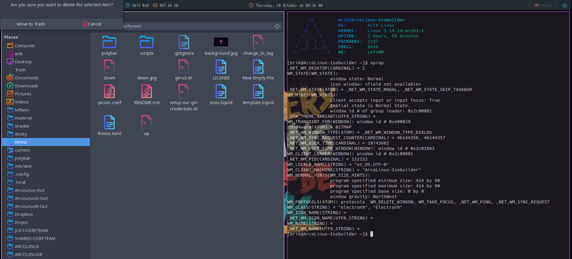 Window popups to the center of the screen they occur · Issue #546 · leftwm/leftwm · GitHub
