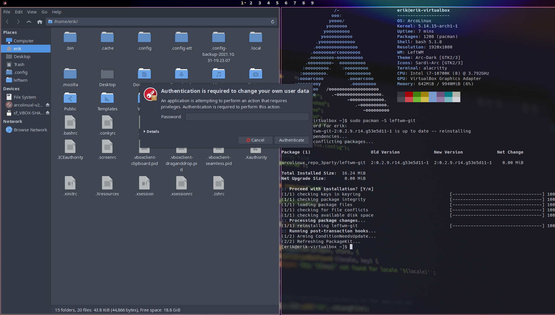 Window popups to the center of the screen they occur · Issue #546 · leftwm/leftwm · GitHub