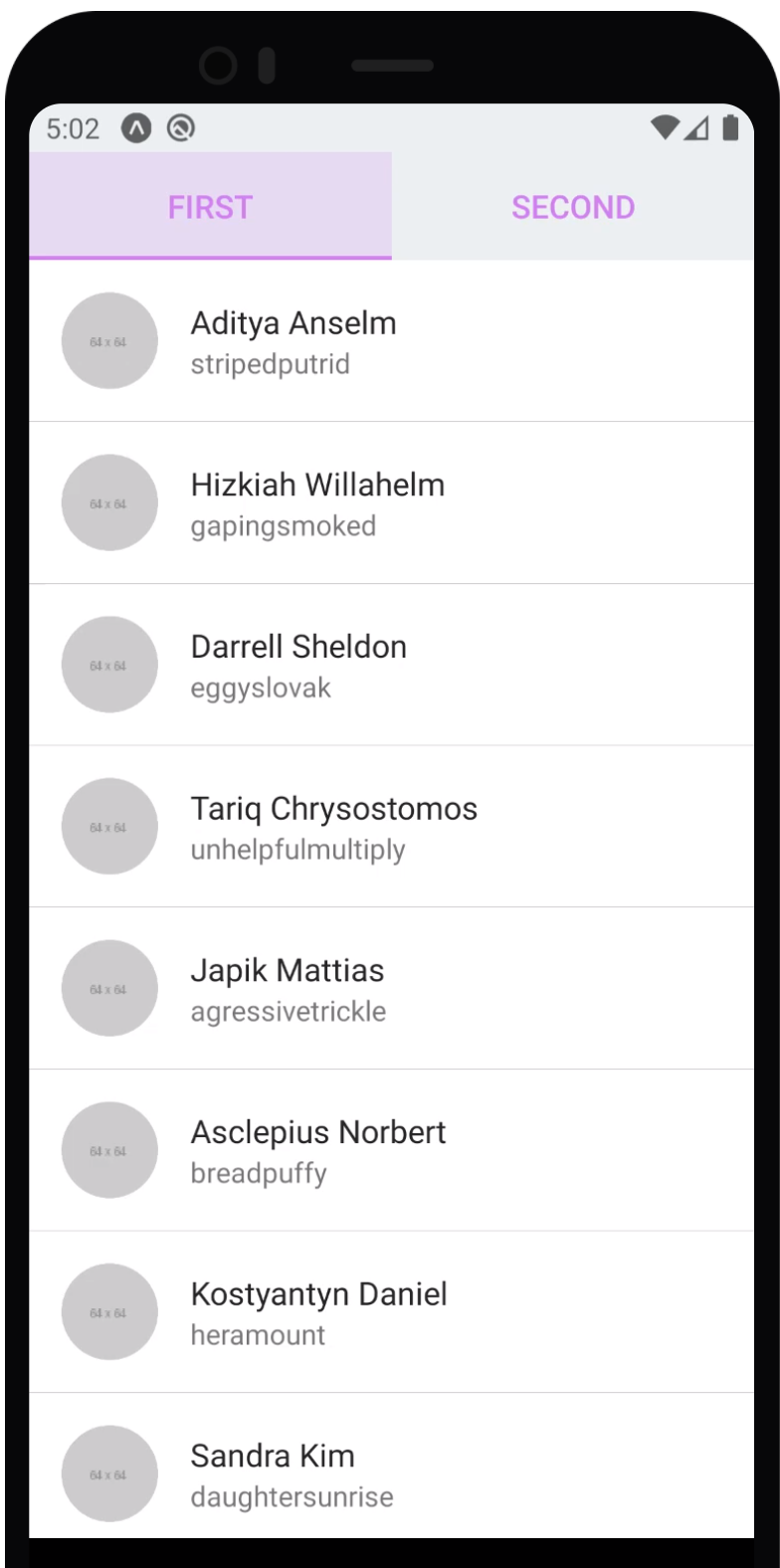 FlatList is not scrollable inside TabView · Issue #3091 · react-native -elements/react-native-elements · GitHub