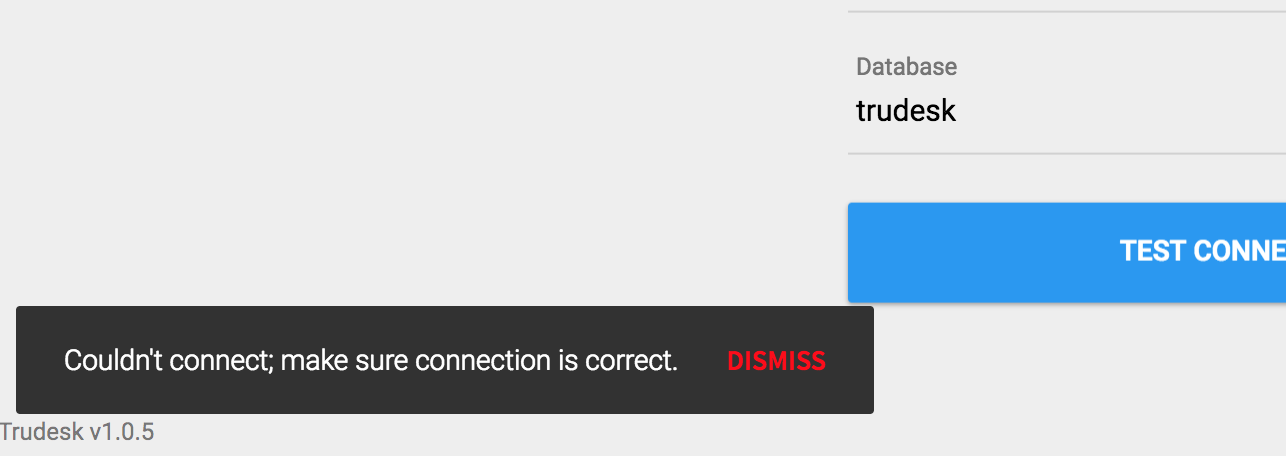 connect to the mongo db database. · Issue #127 · polonel/trudesk · GitHub