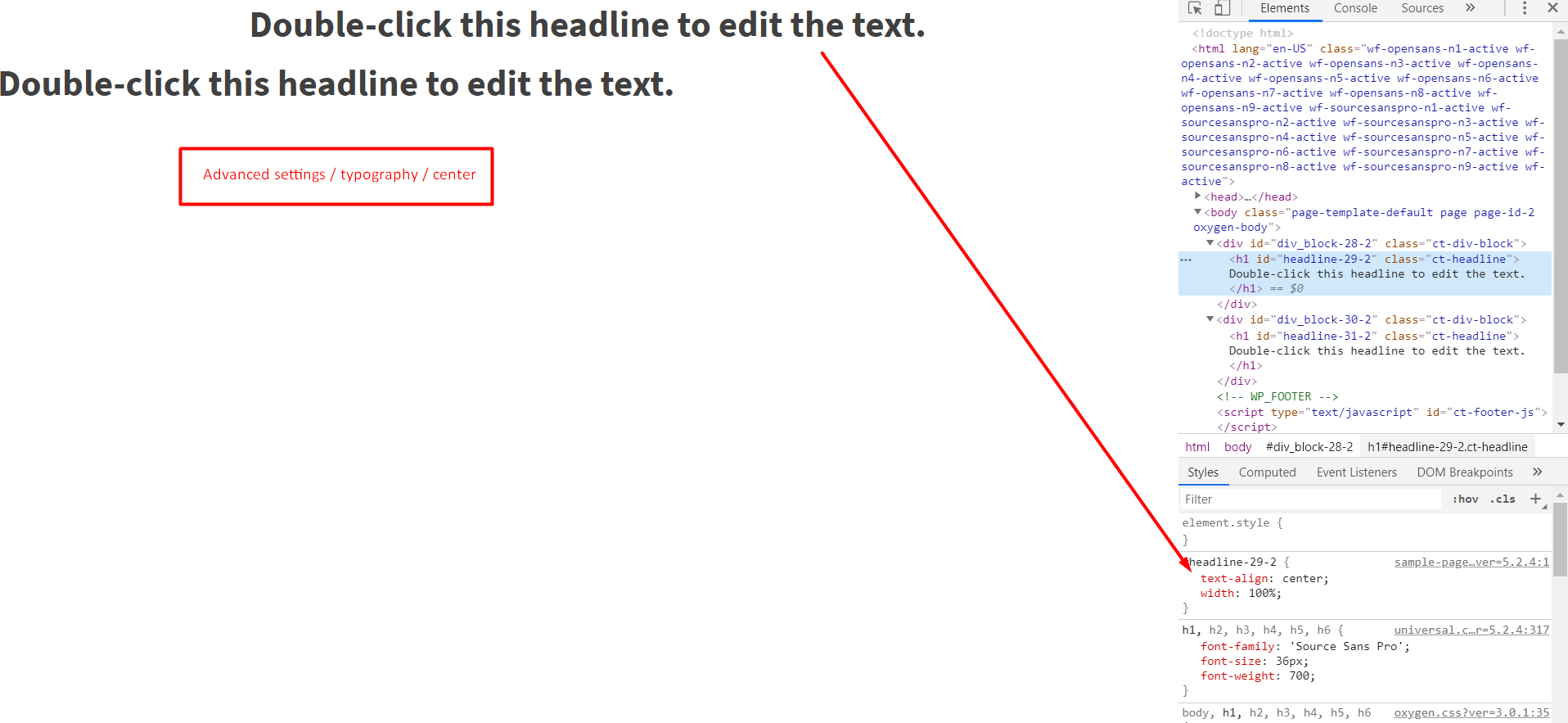 Align buttons in heading widget don't work with Firefox · Issue #667 · soflyy/oxygen-bugs-and ...