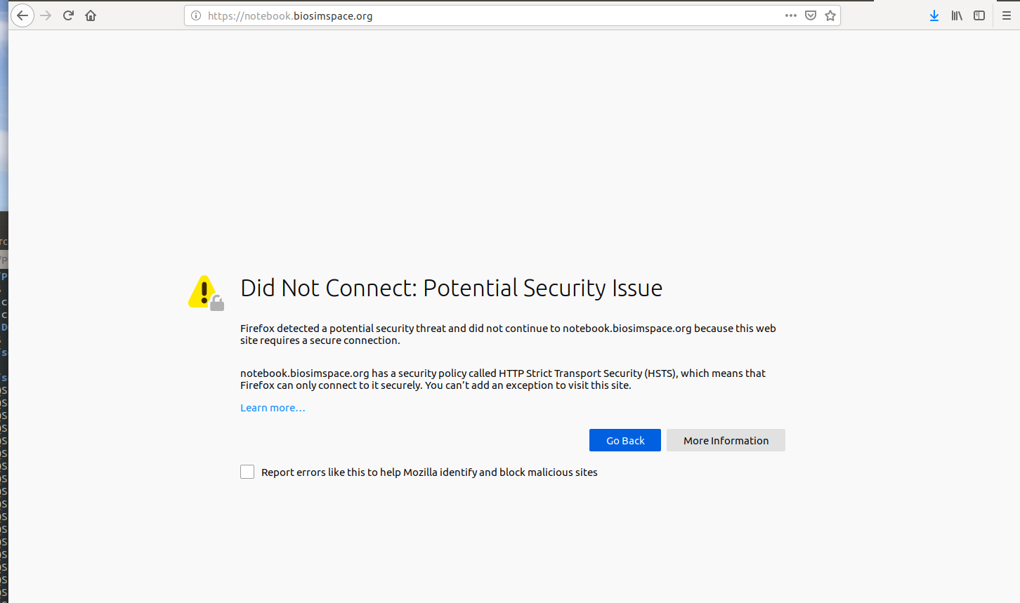 Notebookserver not secure · Issue #148 · michellab/BioSimSpace · GitHub