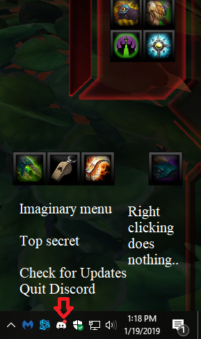 Cannot right click discord in system tray while in fullscreen · Issue ...