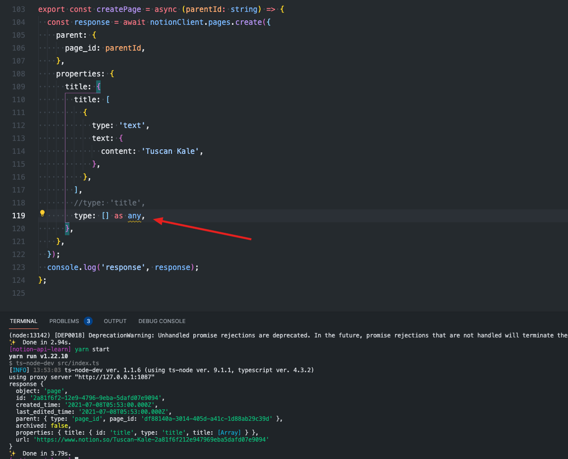 Title Type When Create Page · Issue 141 · Makenotion Notion Sdk Js · Github