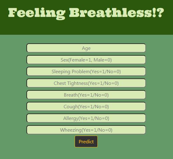 GitHub - NavJyo/Asthma-Prediction-using-machine-learning