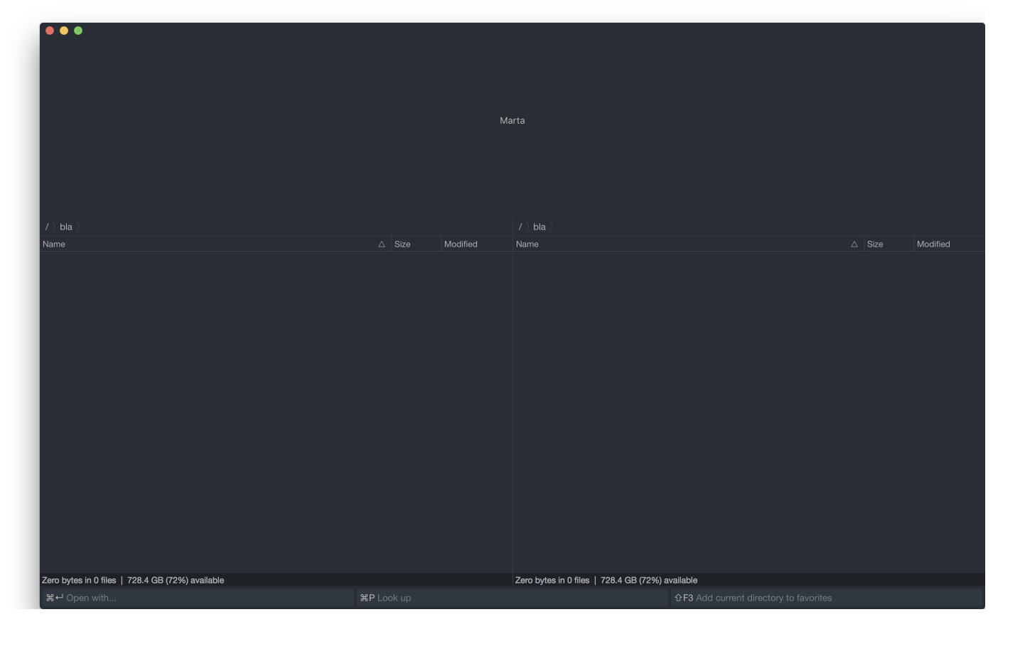 Marta header strangely resized · Issue #232 · marta-file-manager/marta-issues · GitHub