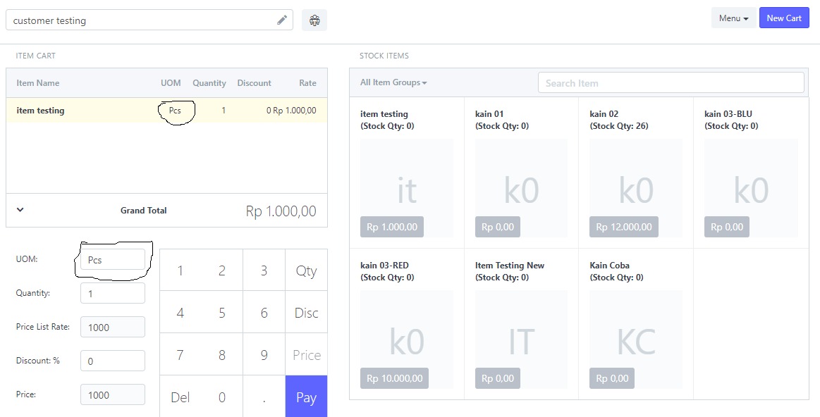 Add Selection Box In Custom Pages Pos · Issue 13021 · Frappeerpnext 9714
