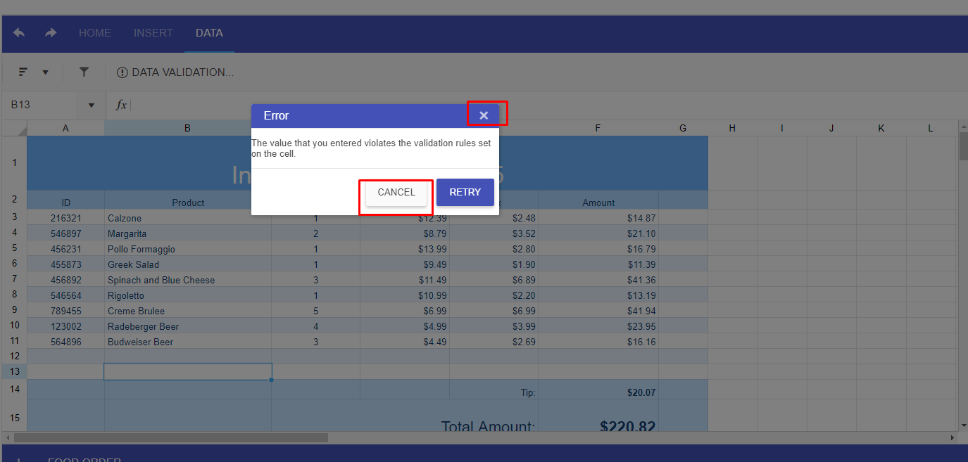 Spreadsheet validation hint displays twice · Issue #3850 · telerik ... Spreadsheet validation hint displays twice · Issue #3850 · telerik ...