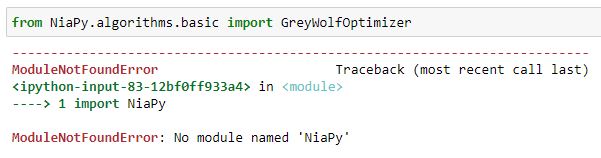 ModuleNotFoundError: No module named 'NiaPy' · Issue #339 · NiaOrg ...