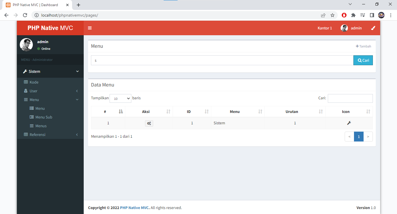 Github Ianbendoez005 Phpnativemvc Menu Menu About Source Code Php Native Mvc Crud Menu