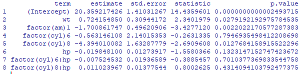 output for lms with categorical variables · Issue #283 · tidymodels/broom · GitHub