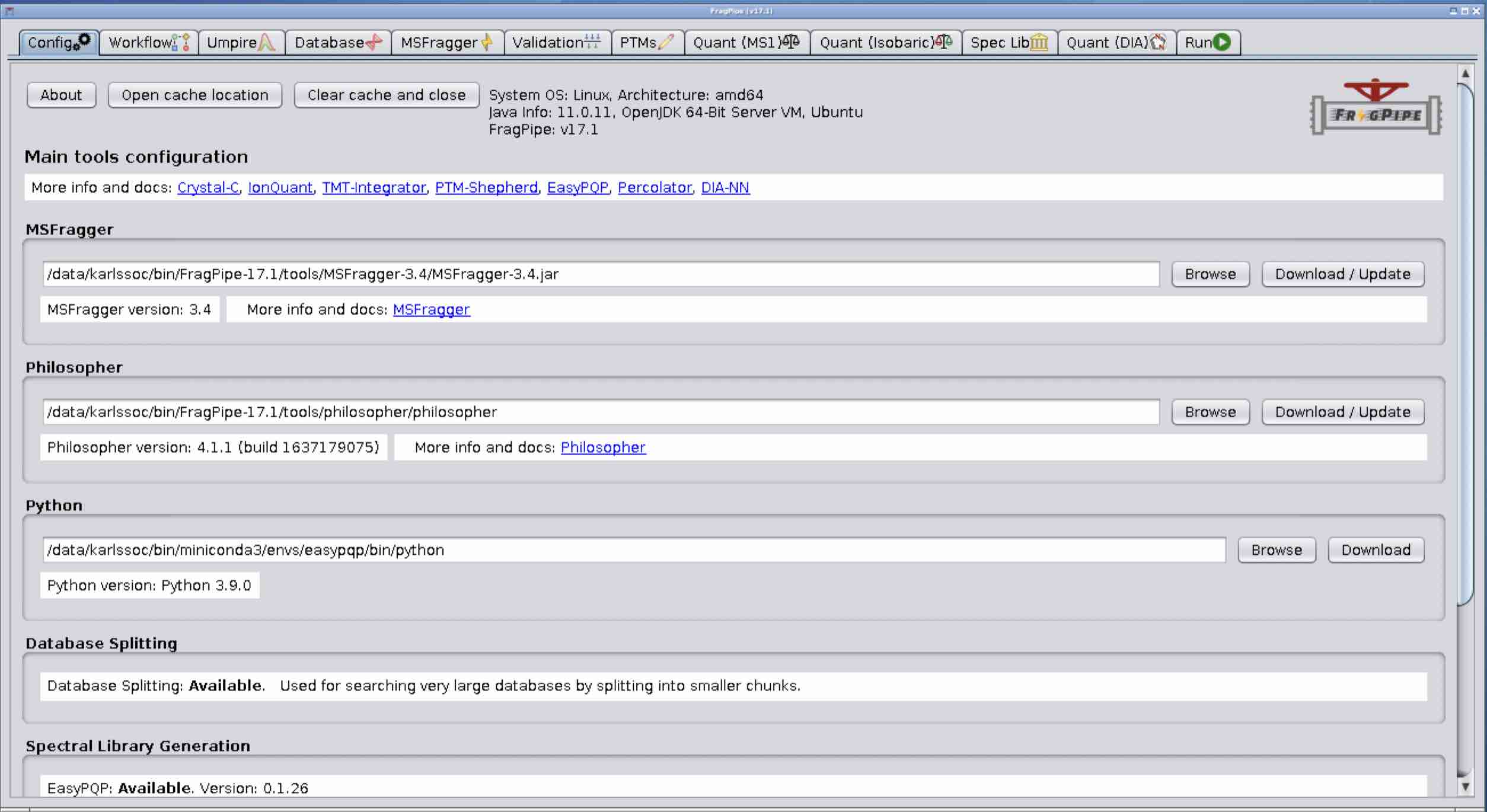 EasyPQP uses 100% of cpu resources · Issue #668 · Nesvilab/FragPipe · GitHub