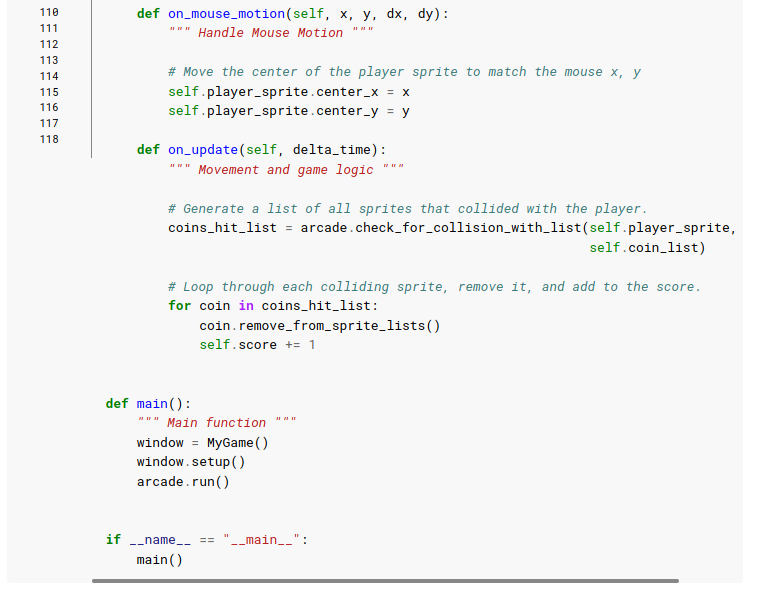 Upgrade to Furo theme breaks line number display in examples · Issue #1224 · pythonarcade/arcade ...