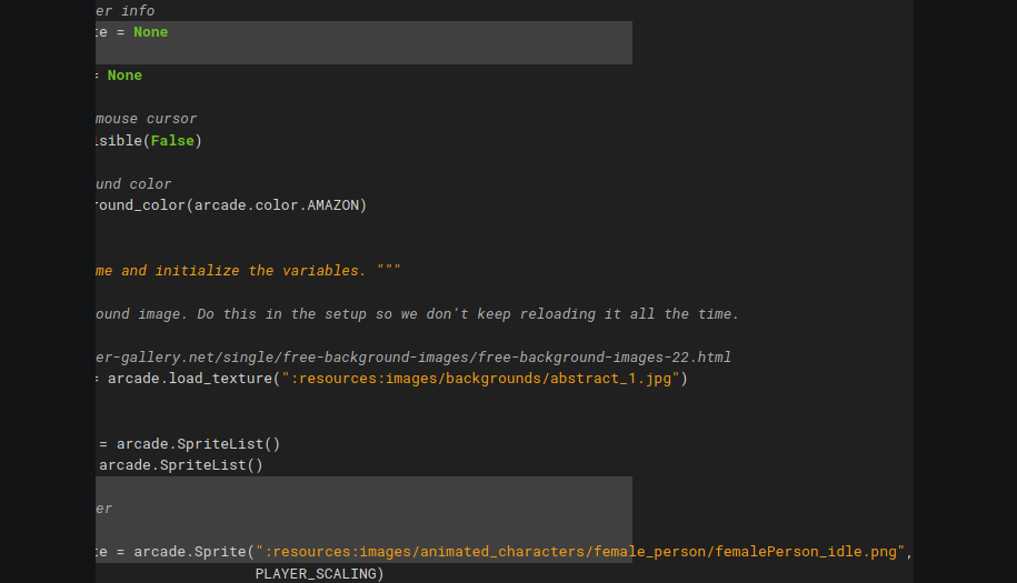 Highlights On Long Lines In Code Boxes End Early · Issue 1510 · Pythonarcade Arcade · Github