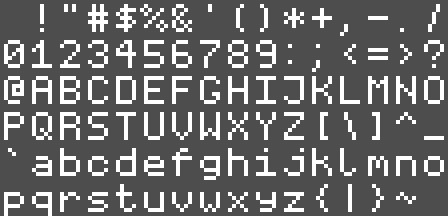 Add support for bitmapped fonts · Issue #1685 · pythonarcade/arcade · GitHub
