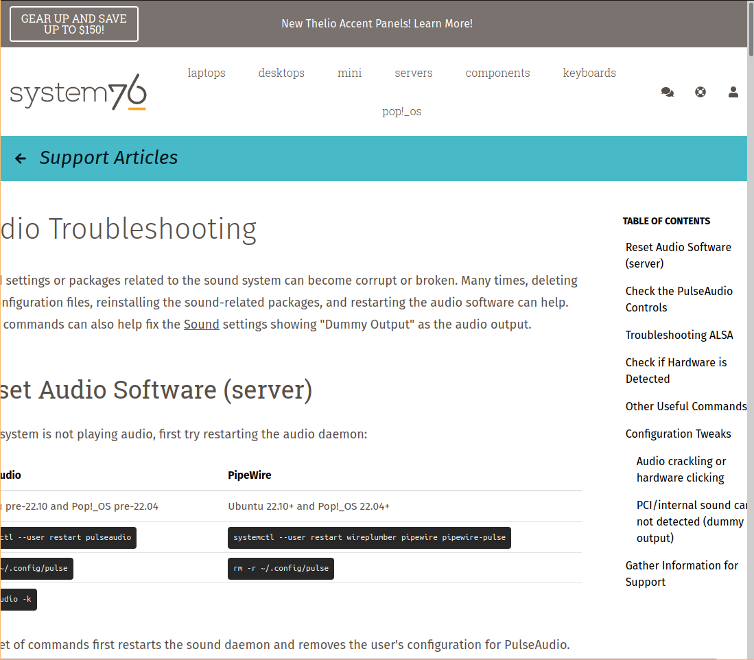 CSS places items offscreen on certain desktop viewport sizes · Issue #1173 · system76/docs · GitHub