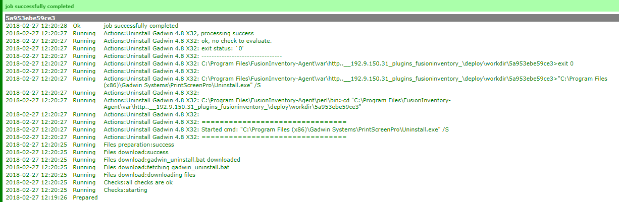 Package Deployment - Uninstall an application using command · Issue #2490 · fusioninventory ...