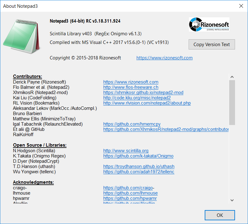 Notepad3 Build 916RC Released. · Issue #397 · rizonesoft/Notepad3 · GitHub