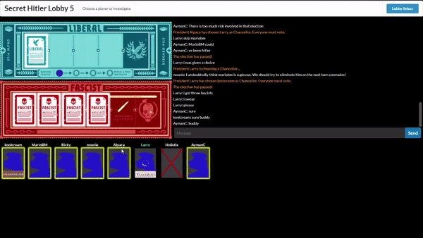 GitHub - SumitNawathe/secret-hitler: An online recreation of the ...