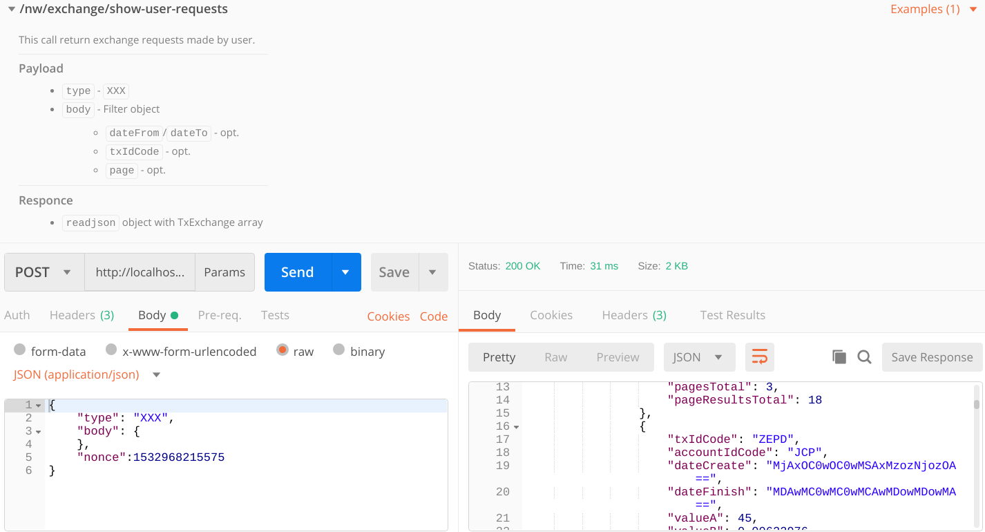 Response pretty view is cut off when request description is toggled ...