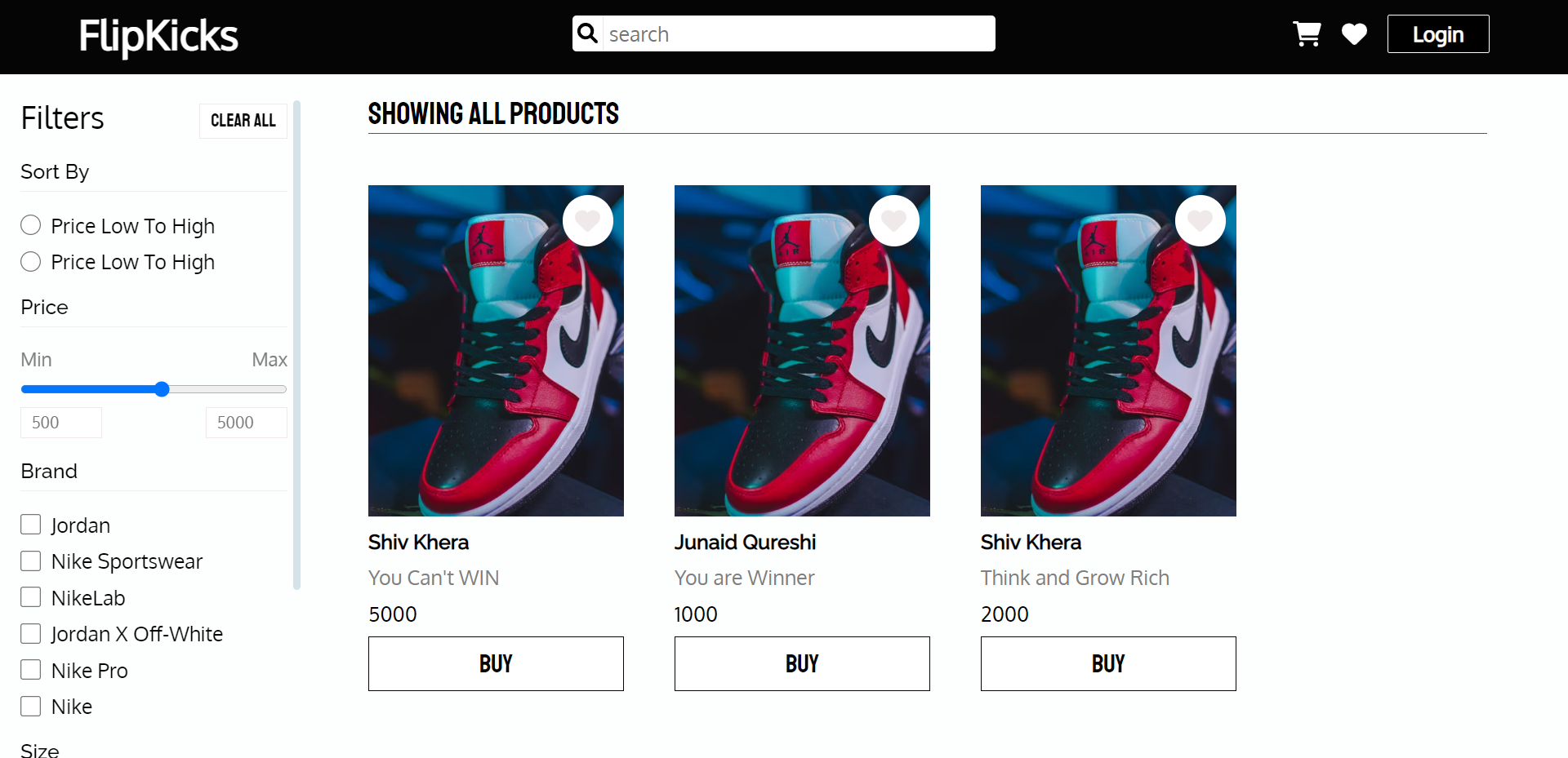 GitHub - sameep-s/flipkicks_ecomm