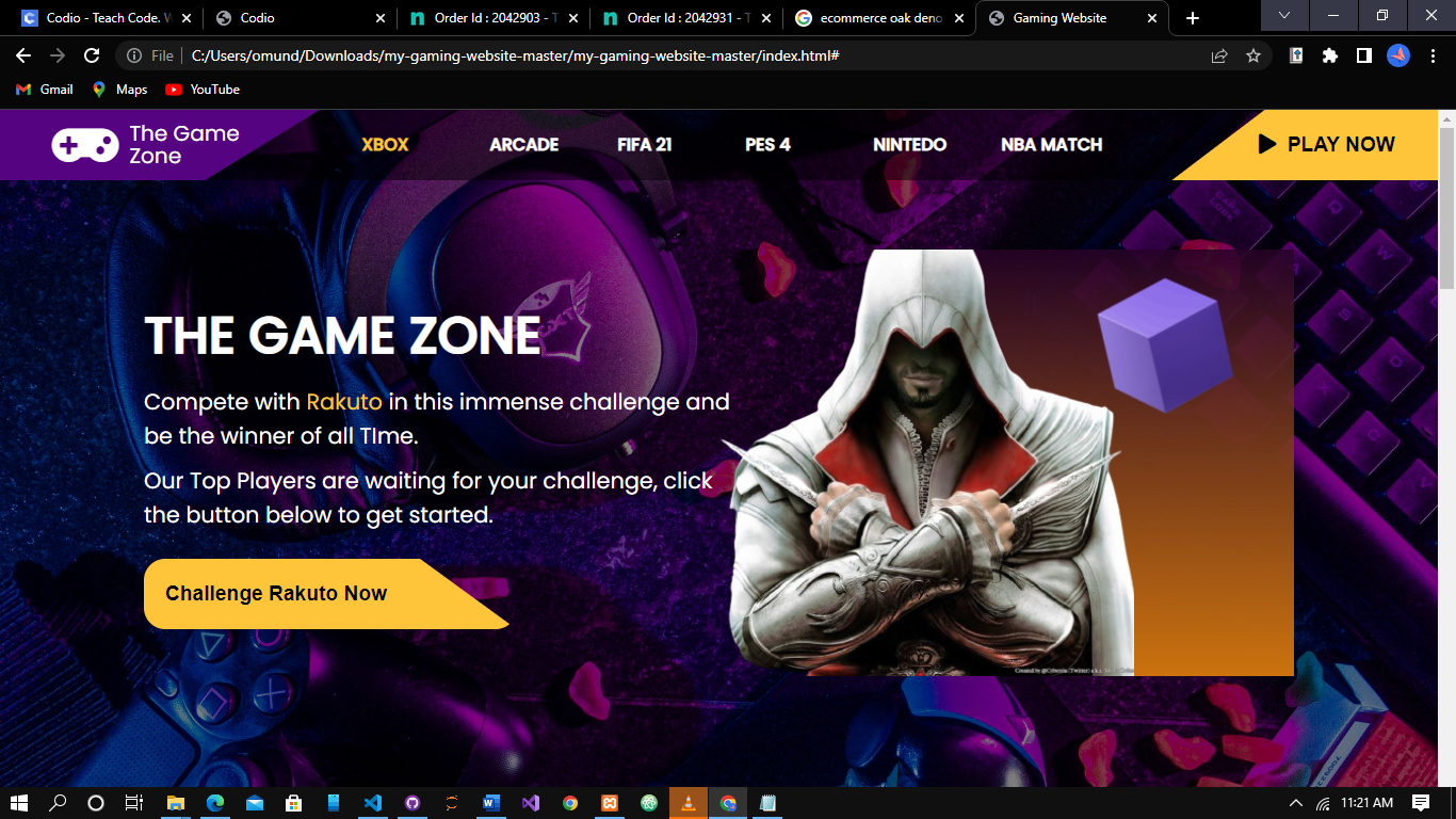 GitHub - rickxy/my-gaming-website-master: Best Gaming website