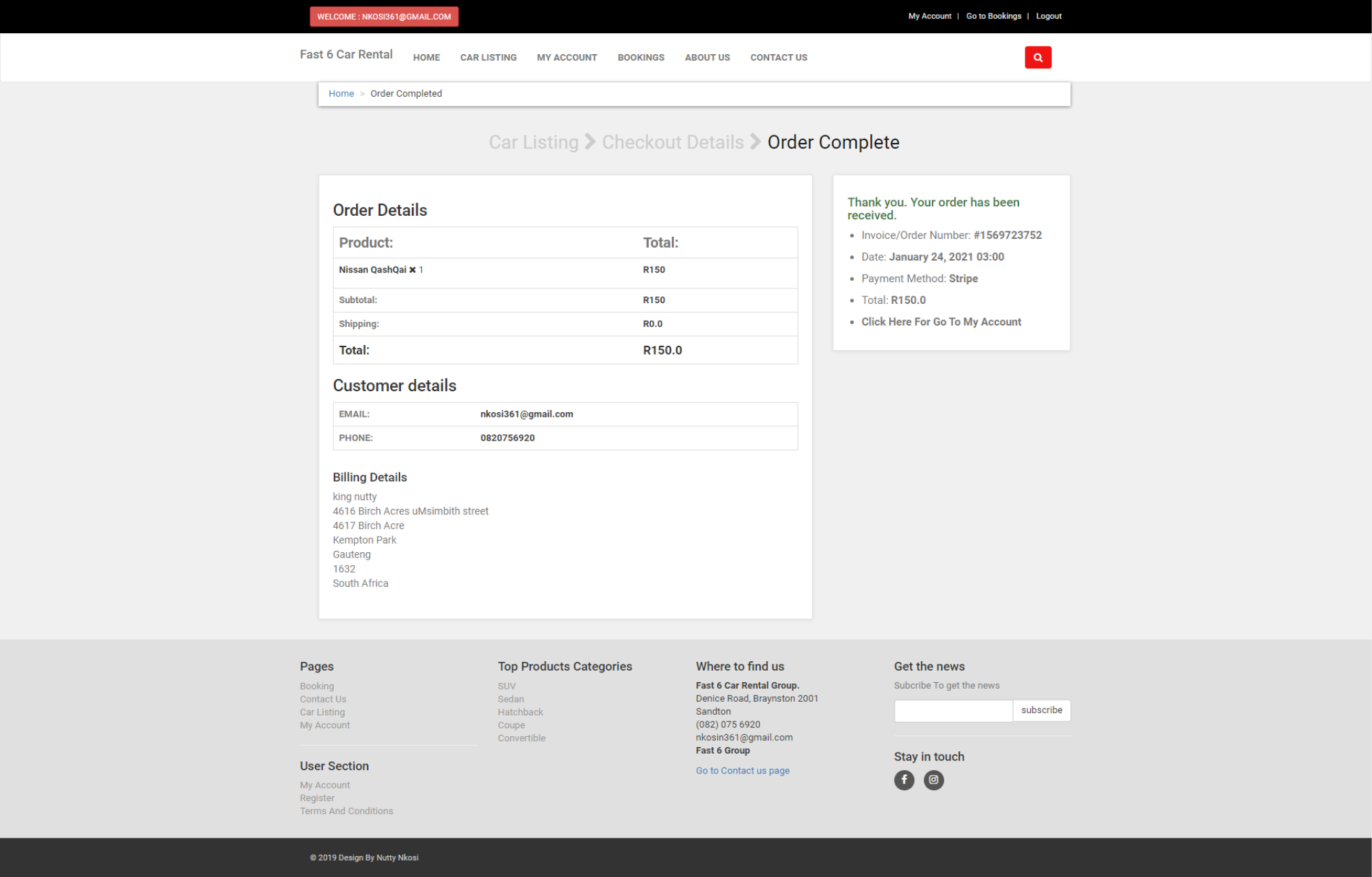 GitHub - Nattie-Nkosi/car_rental: Our final year (2019) group project. An Ecommerce Store.