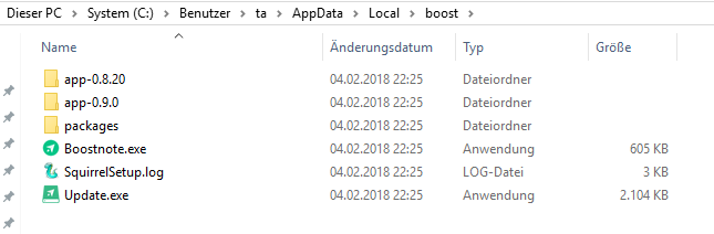 [Feature Request] Don't change install folder on new update · Issue #1505 · BoostIO/BoostNote ...