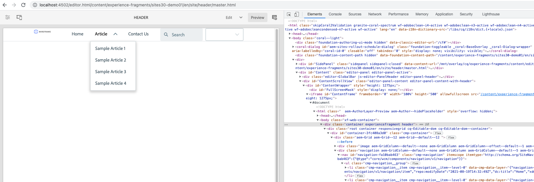 Experience Fragment Styling · Issue #54 · adobe/aem-site-template-standard · GitHub