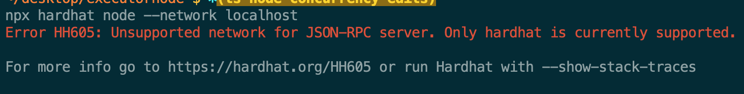hardhat node task bug when defaultNetwork other than hardhat/empty · Issue #1139 ...