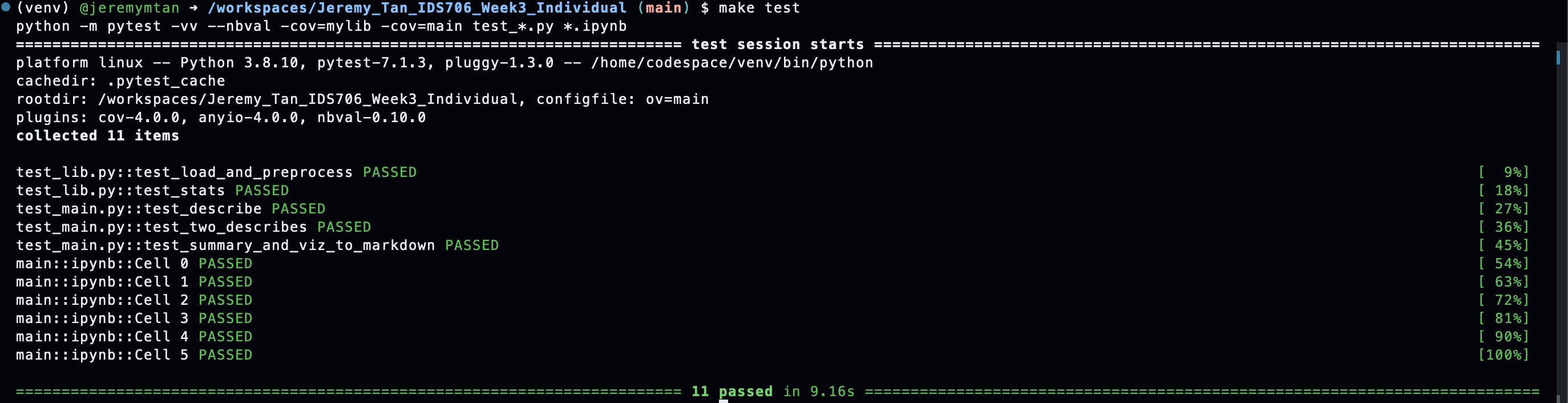GitHub - nogibjj/Jeremy_Tan_IDS706_Week3_Individual